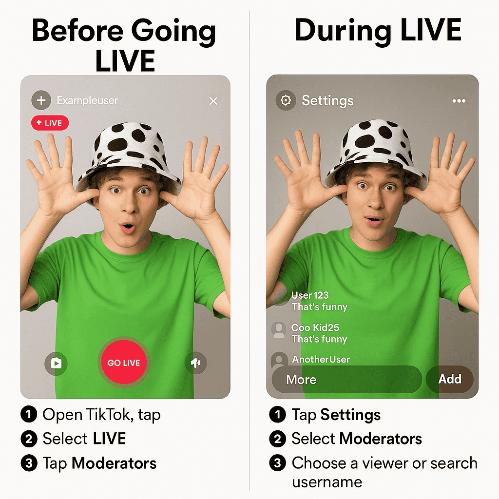 Moderator Setup Reminder: - Hive Mind Social